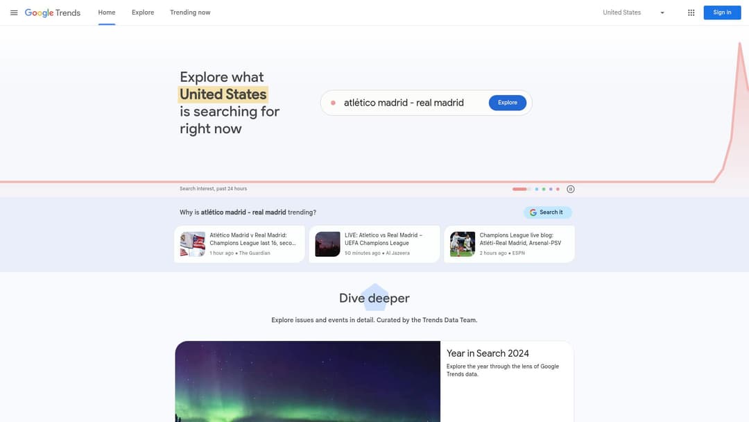 Google Trends: Real-time search data from across the globe ...