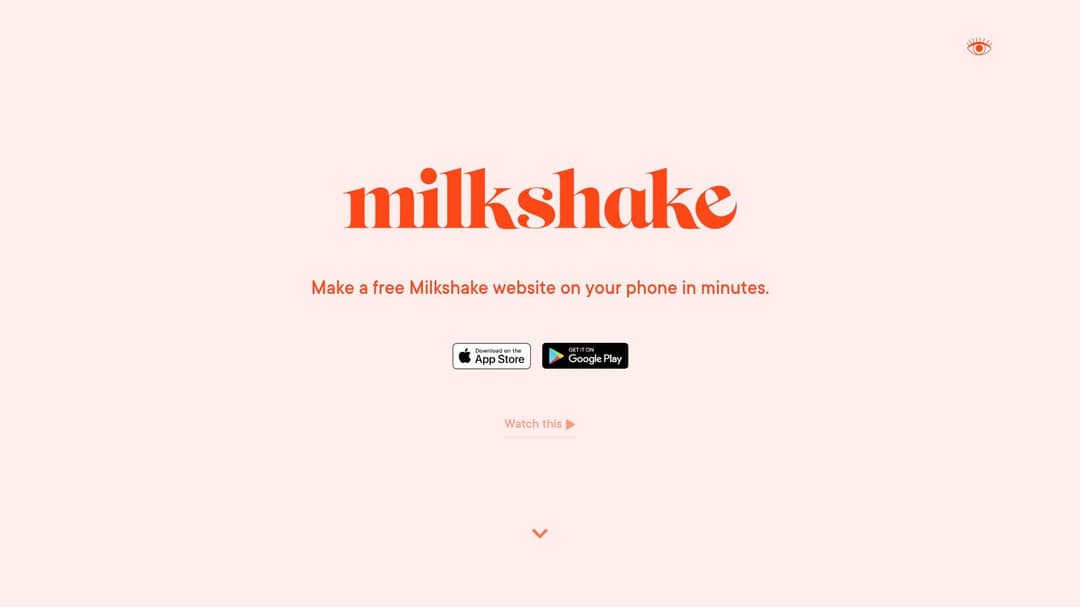 Milkshake: Your full website, built from your phone – ContentCreators.com