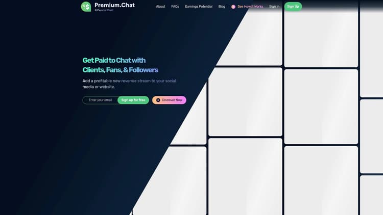 Premium.Chat: Get paid to chat with clients, fans, and followers ...