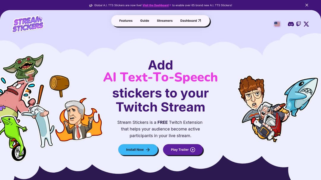 Stream Stickers: Turn Twitch viewers into active participants ...